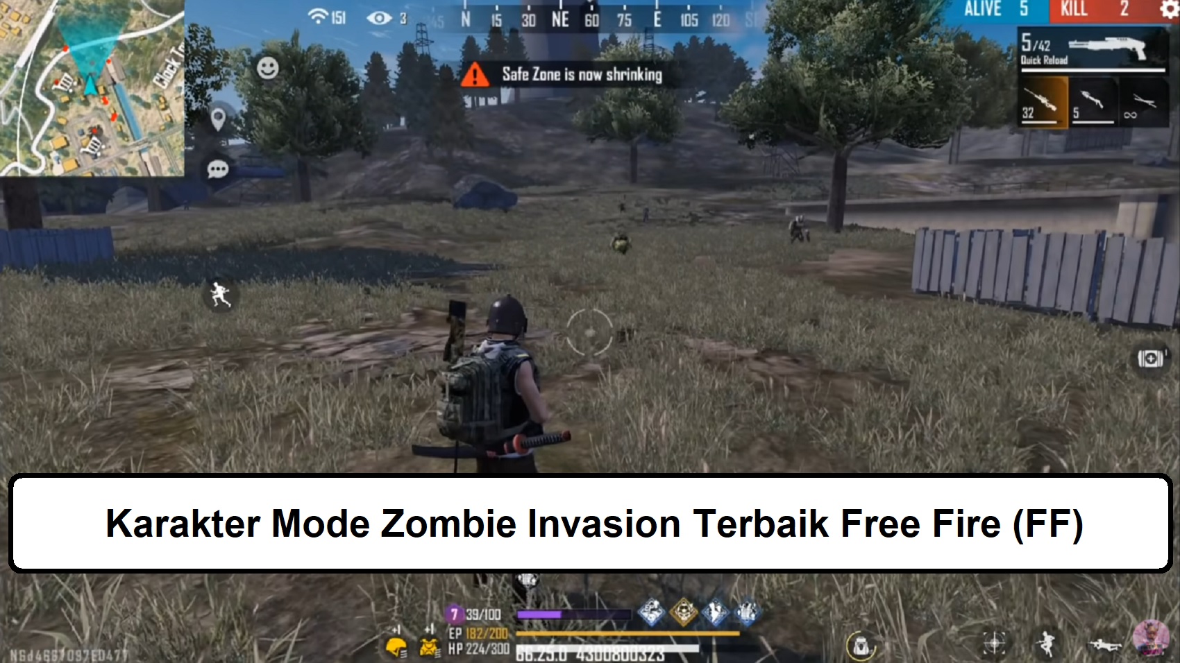 15 Karakter Mode Zombie Invasion Terbaik Free Fire (FF) – Esportsku