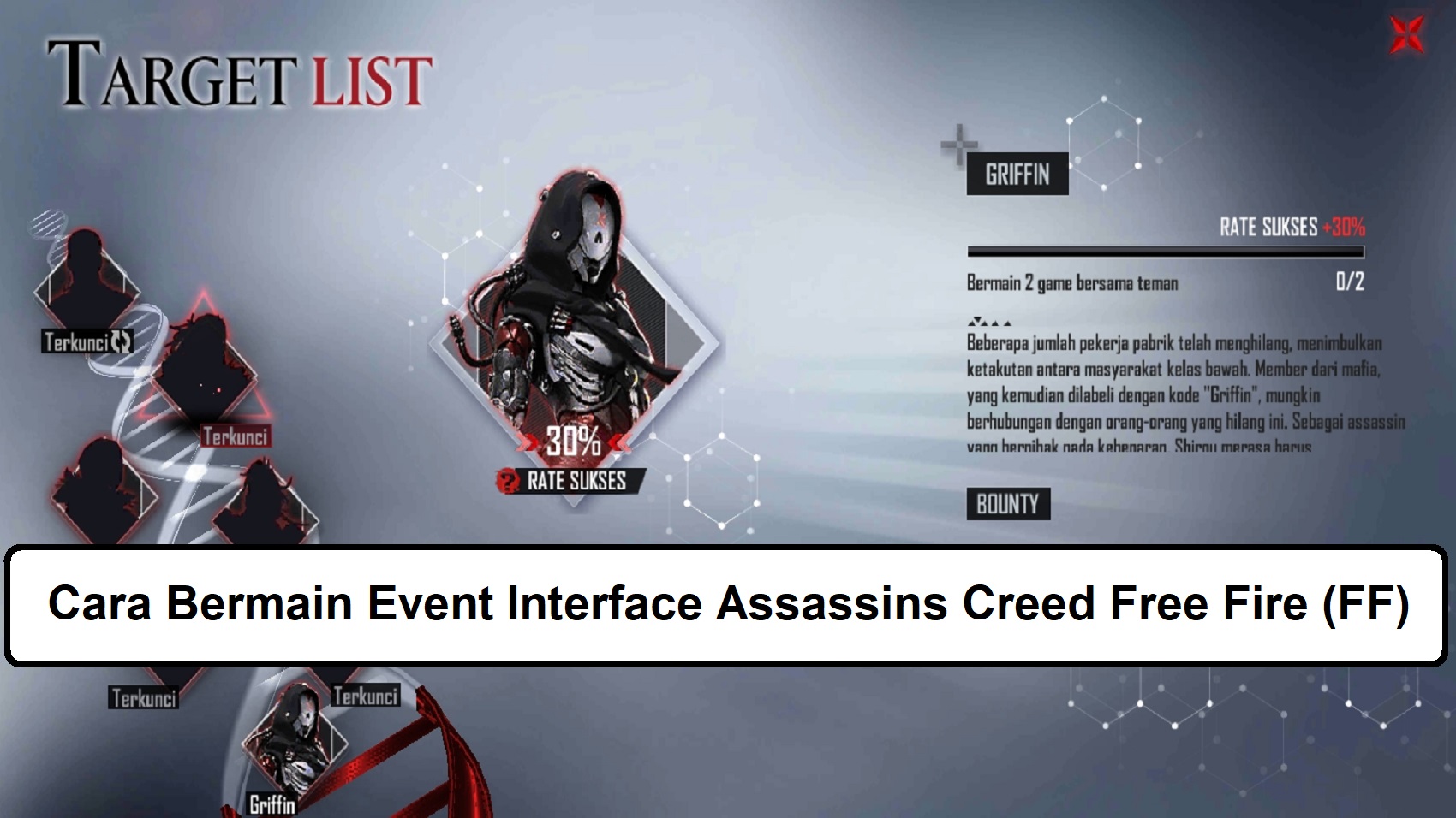 Cara Bermain Event Interface Assassins Creed Free Fire (FF) – Esportsku