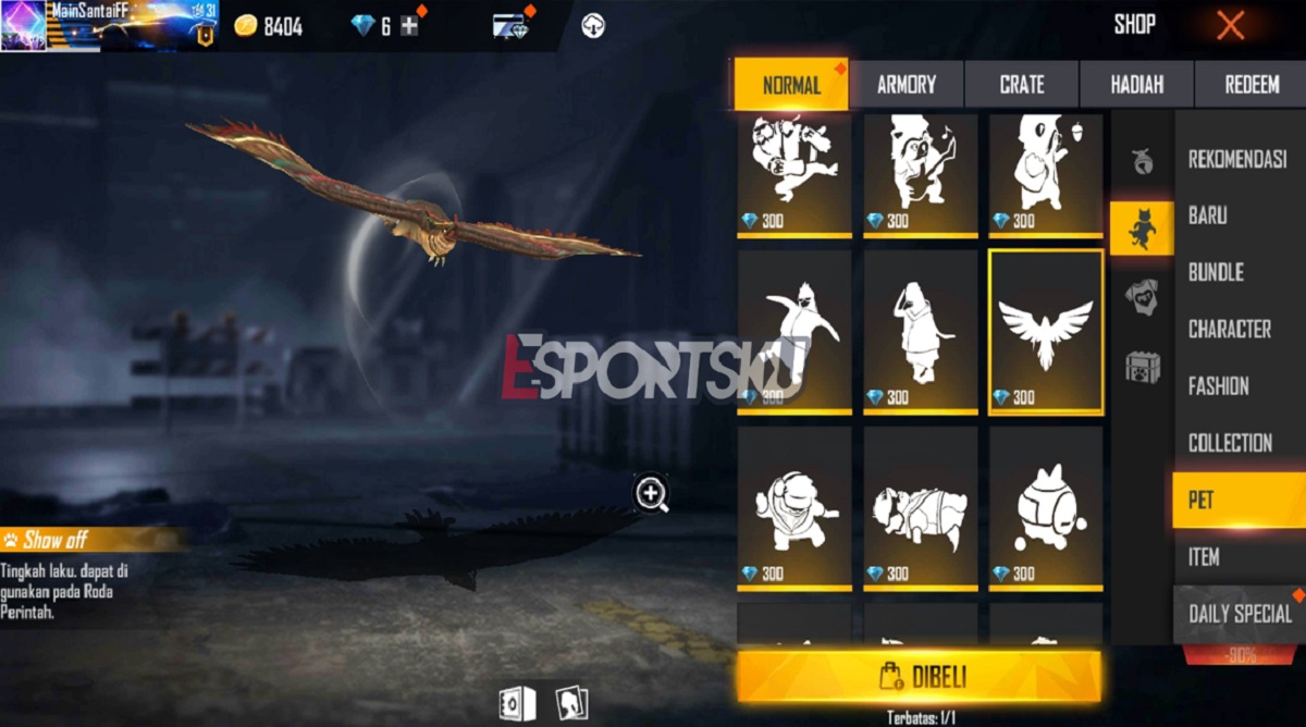 Cara Mendapatkan Emote Show Off Falco Free Fire (FF) – Esportsku