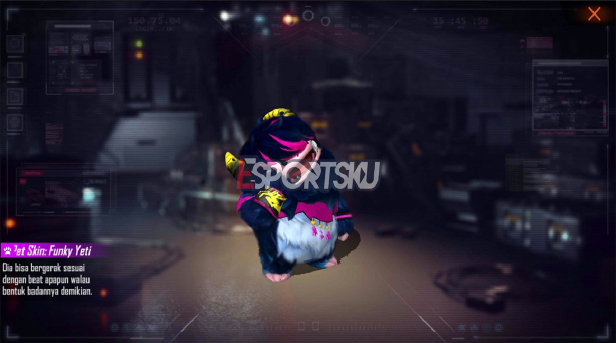 Cara Mendapatkan Pet Skin Funky Yeti Free Fire (FF) – Esportsku