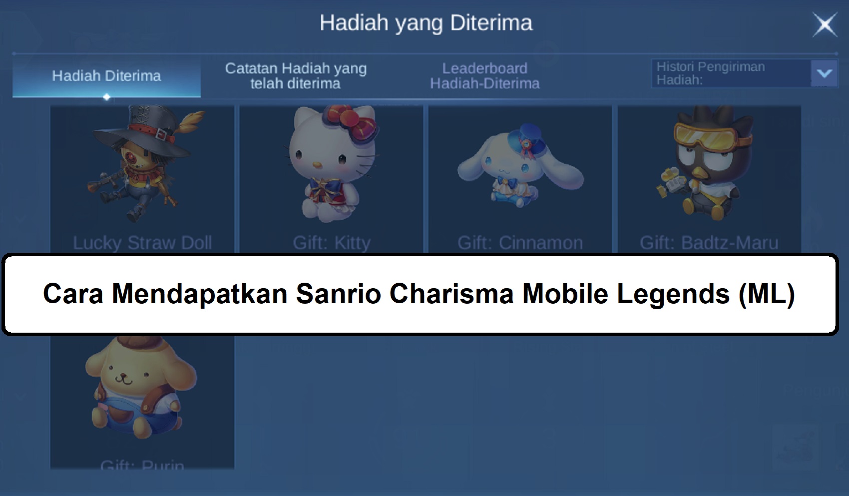Cara Mendapatkan Sanrio Charisma Mobile Legends (ML) – Esportsku