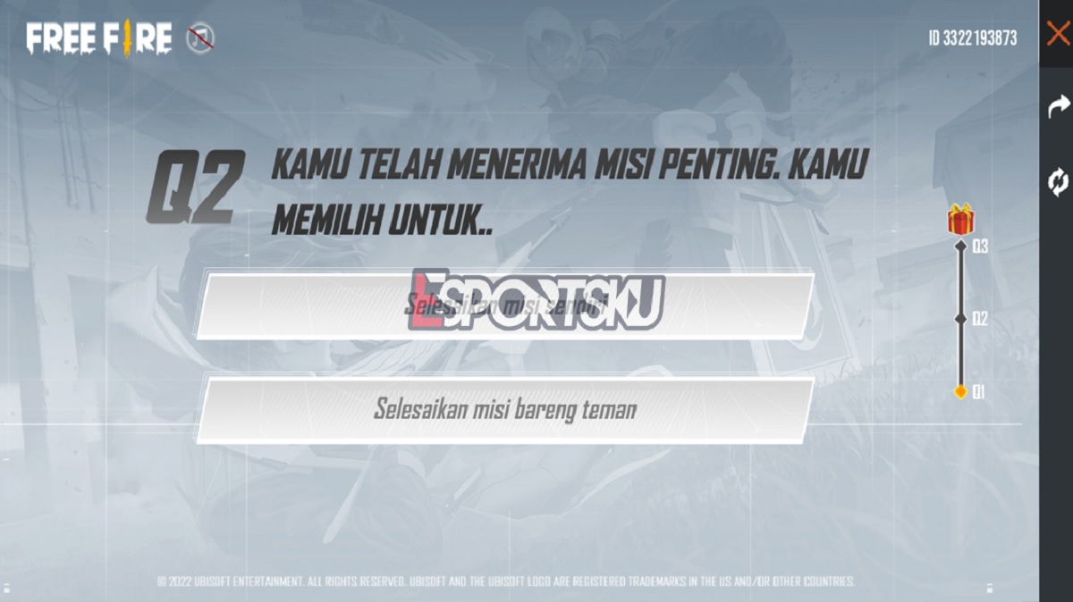 Jawaban Web Event Personality Test Free Fire (FF) – Esportsku