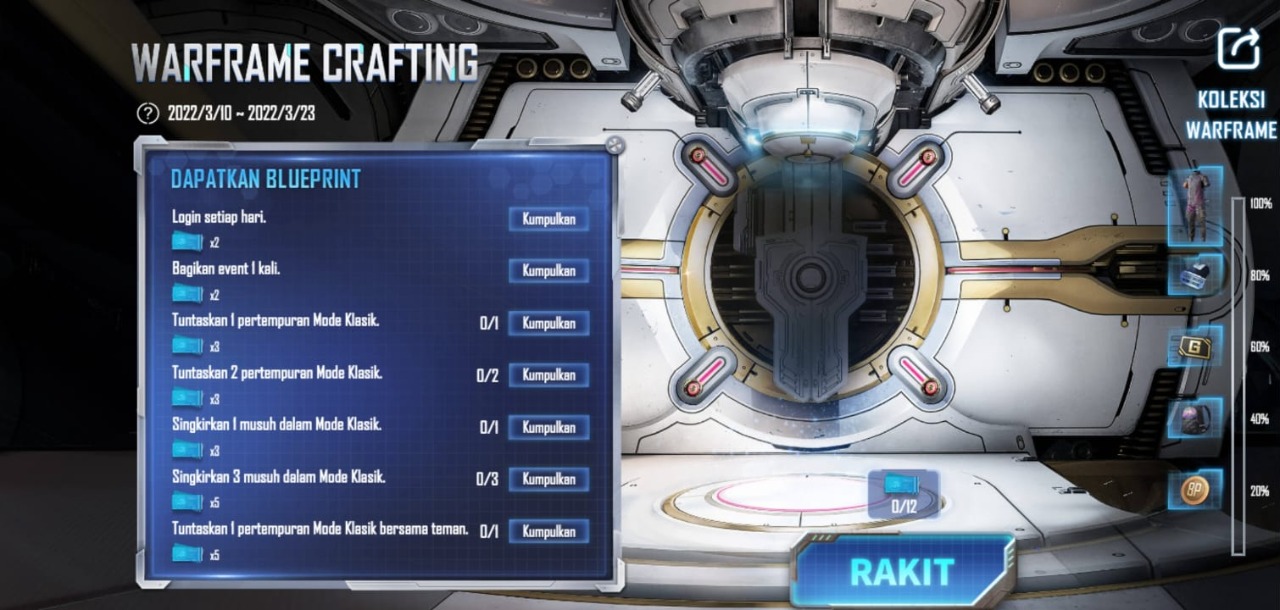 Tips Selesaikan Event Warframe Crafting di PUBG Mobile – Esportsku Tips Selesaikan Event Warframe Crafting di PUBG Mobile – Esportsku