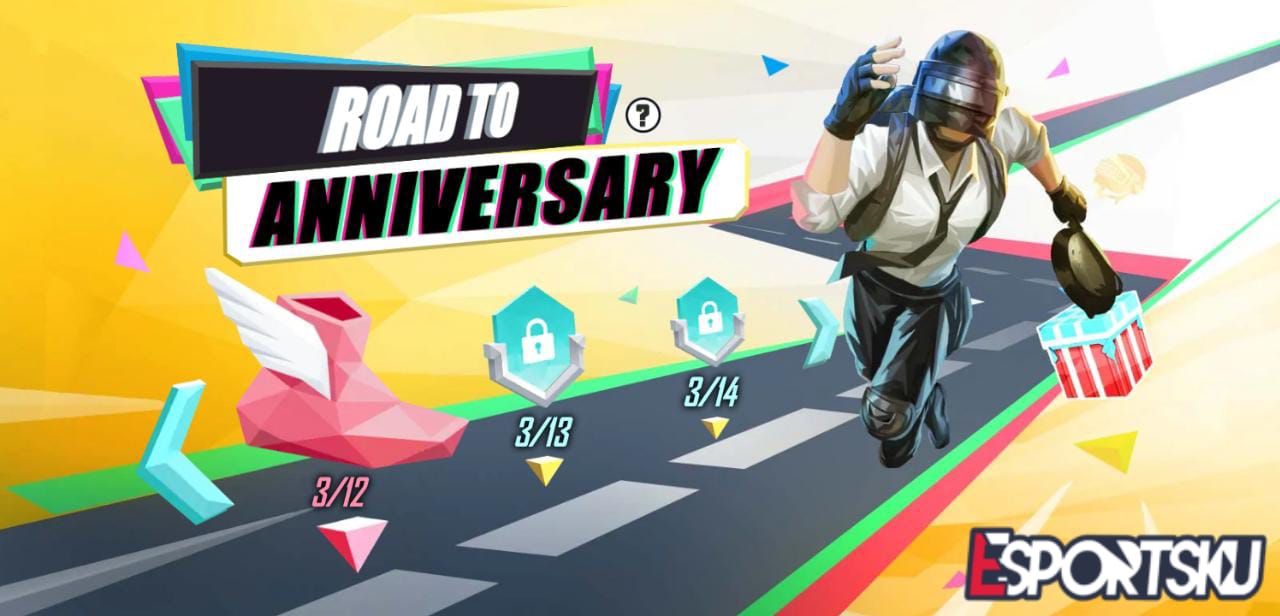 Cara Dapatkan Hadiah di Event Road to Anniversary PUBG Mobile – Esportsku