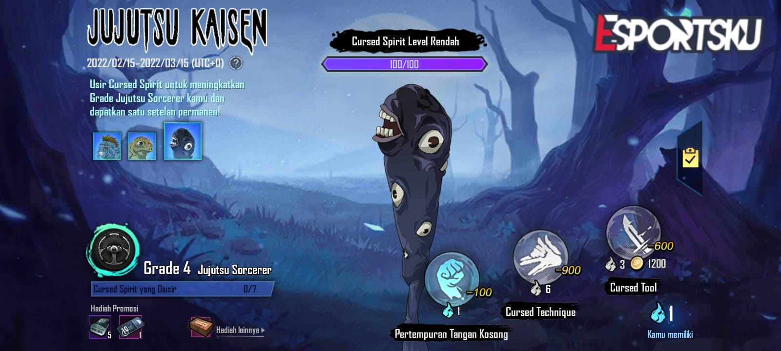 Tips Selesaikan Mini Game Jujutsu Kaisen di PUBG Mobile – Esportsku