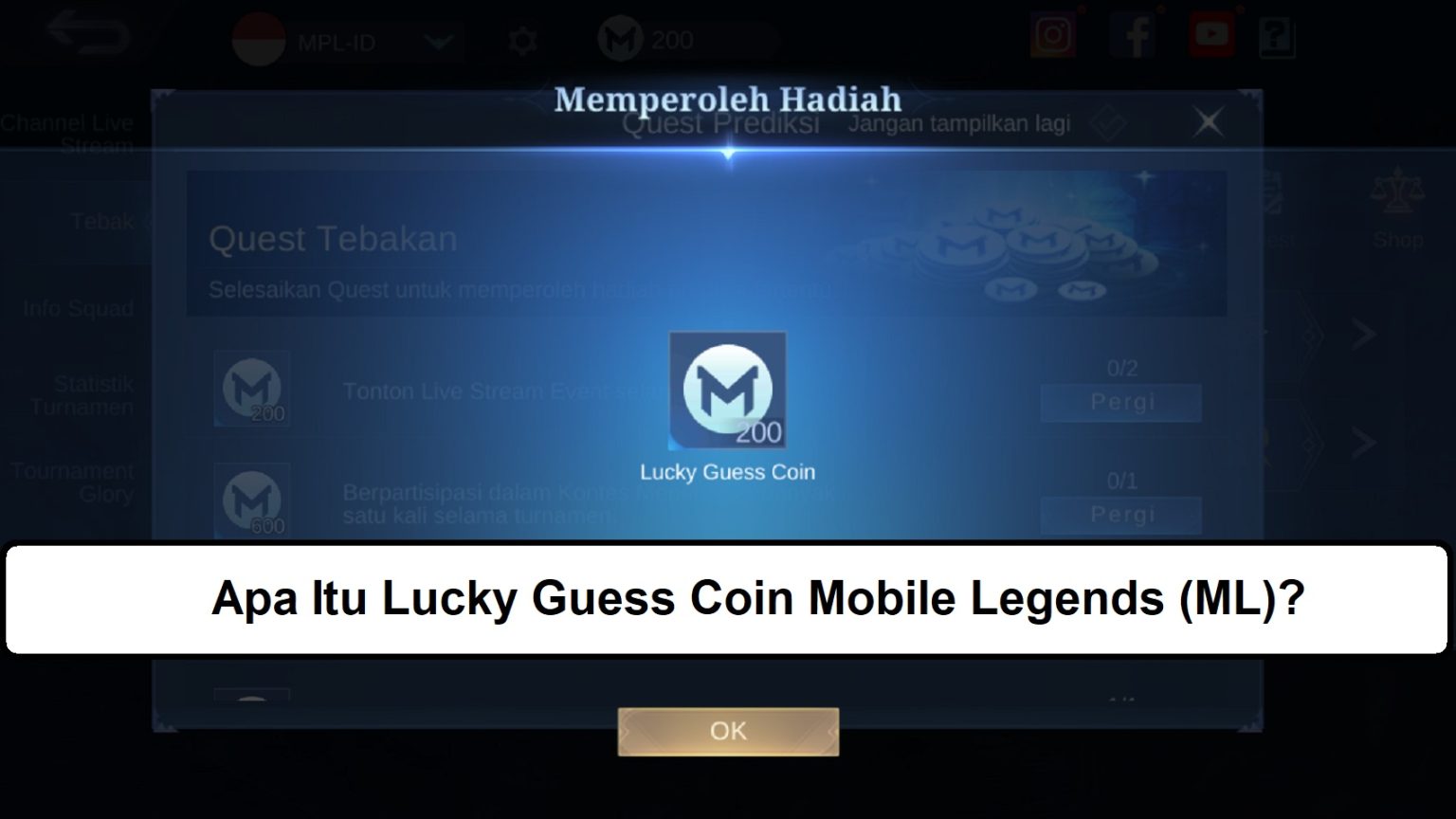 Apa Itu Lucky Guess Coin Mobile Legends (ML)? – Esportsku