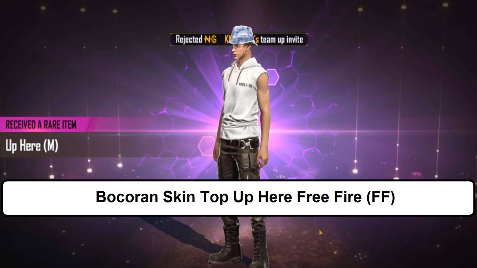 Bocoran Skin Topi Up Here Free Fire (FF) – Esportsku