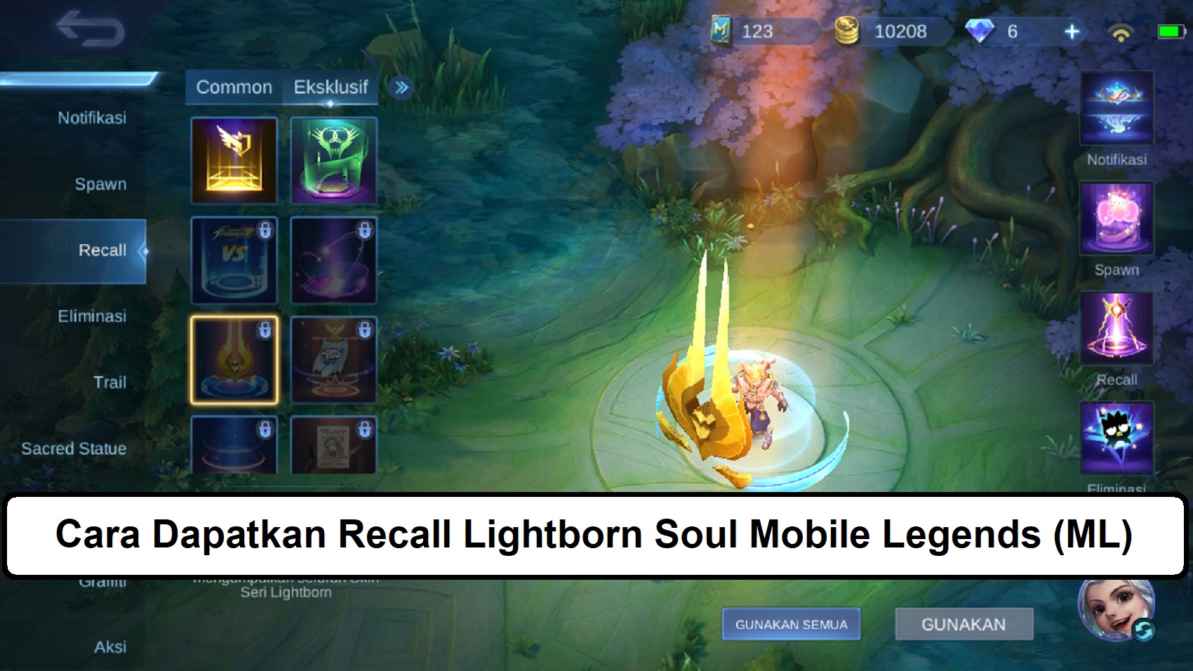 Cara Dapatkan Recall Lightborn Soul Mobile Legends (ML) – Esportsku