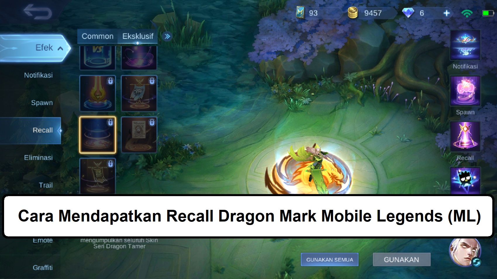 Cara Mendapatkan Recall Dragon Mark Mobile Legends (ML) – Esportsku