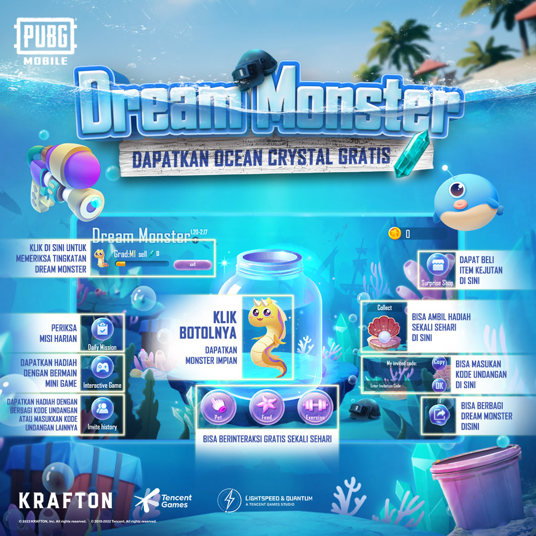 Cara Selesaikan Event Dream Monster PUBG Mobile, Dapatkan Skin Permanen ...