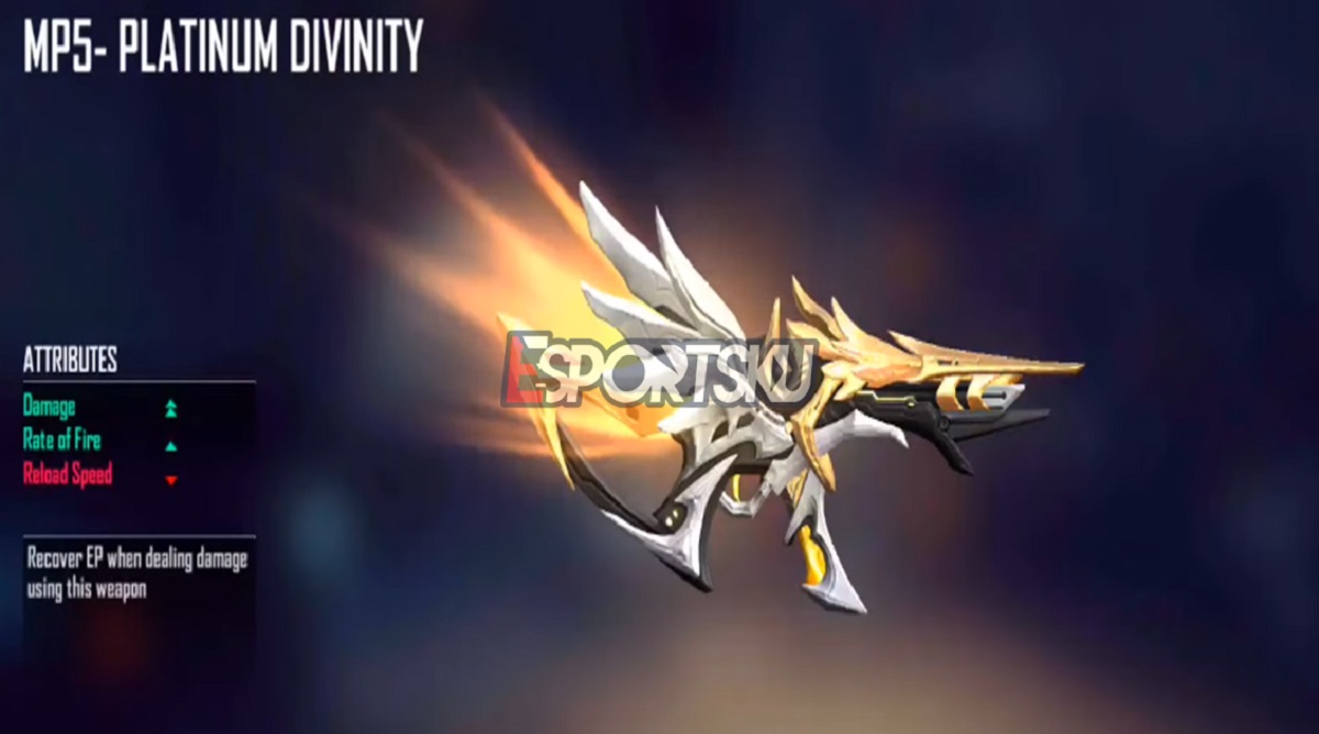 Perubahan Evolution MP5 Platinum Divinity Free Fire (FF) – Esportsku