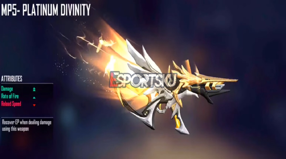 Perubahan Evolution MP5 Platinum Divinity Free Fire (FF) – Esportsku