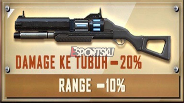 Senjata Shotgun Charge Buster Kena Nerf Terbaru Free Fire (FF) – Esportsku
