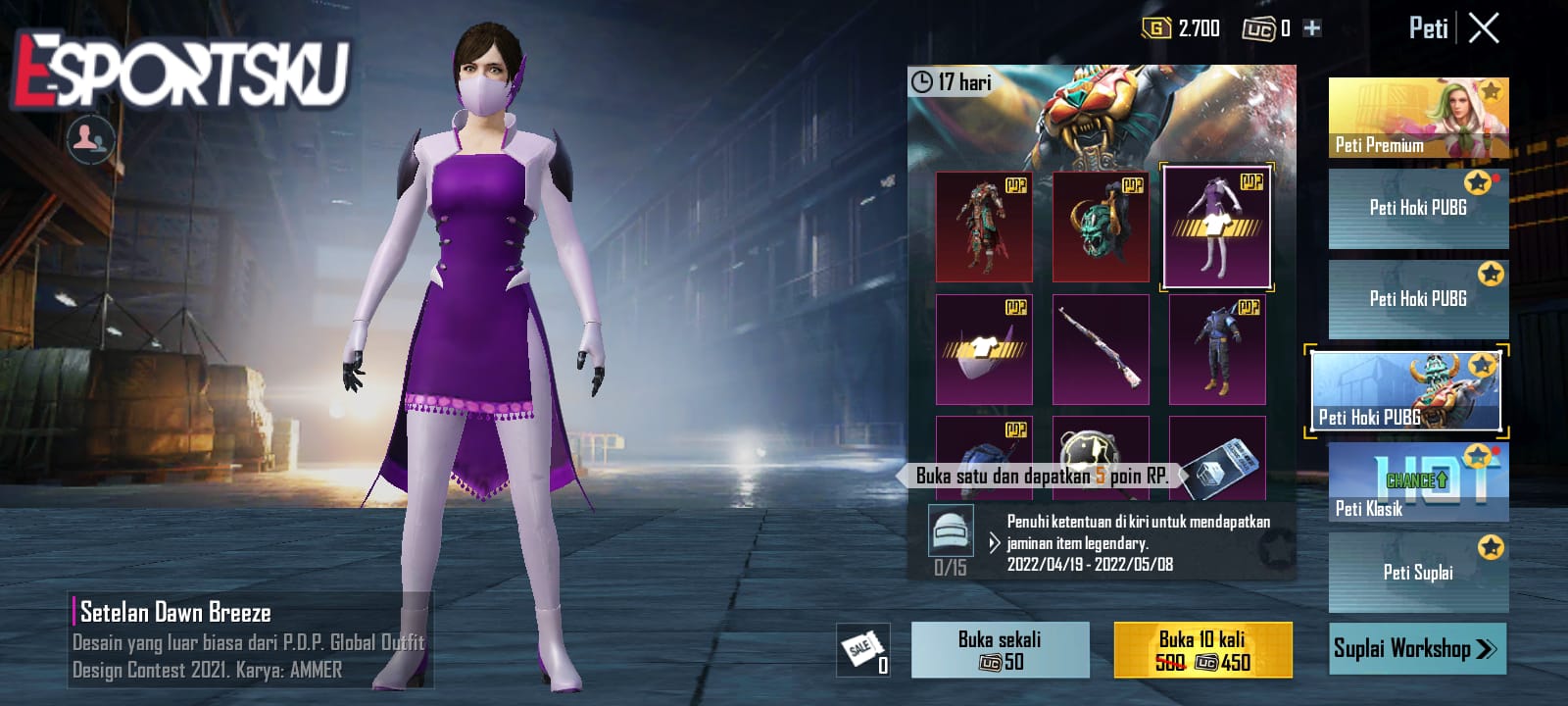 Cara Mendapatkan Bundle Peerless Conqueror Spesial PDP PUBG Mobile – Esportsku