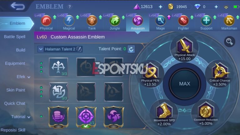 Berapa Magic Dust Untuk Emblem Max Mobile Legends (ML)? – Esportsku