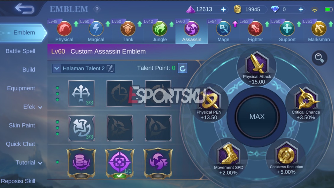 Berapa Emblem Max Level Mobile Legends (ML)? – Esportsku
