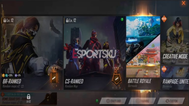 Bomb Squad Mode Rank Akan Hadir di OB34 Free Fire (FF) – Esportsku