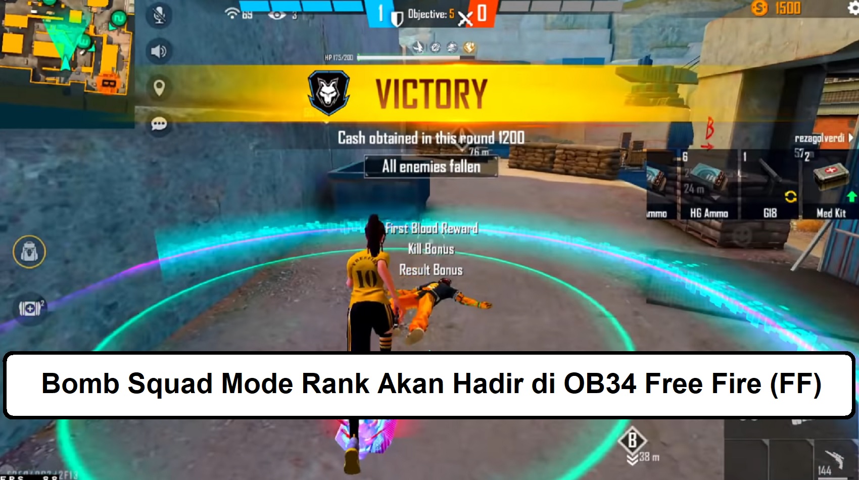Bomb Squad Mode Rank Akan Hadir di OB34 Free Fire (FF) – Esportsku