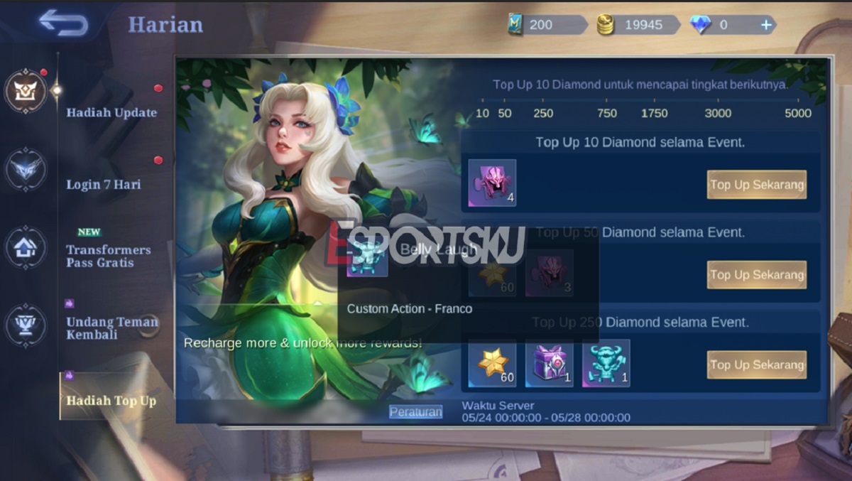 Cara Dapatkan Action Emote Franco Mobile Legends (ML) – Esportsku