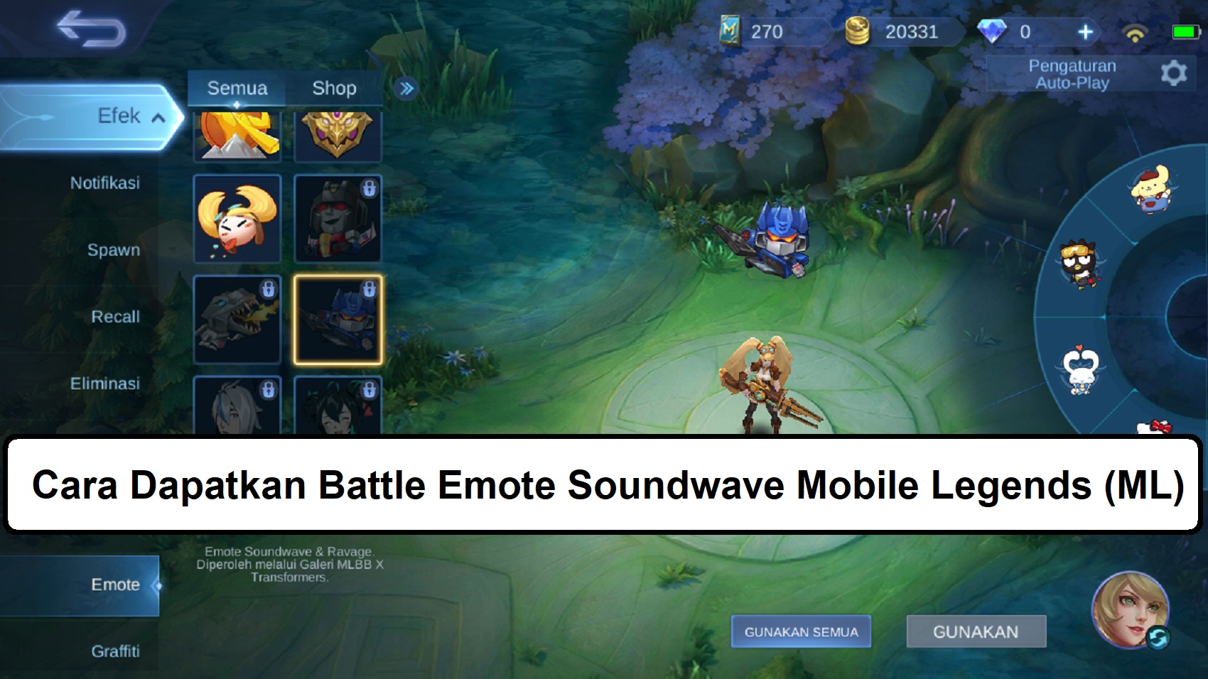 Cara Dapatkan Battle Emote Soundwave Mobile Legends (ML) – Esportsku