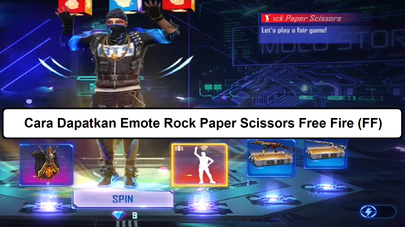 Cara Dapatkan Emote Rock Paper Scissors Free Fire (FF) – Esportsku