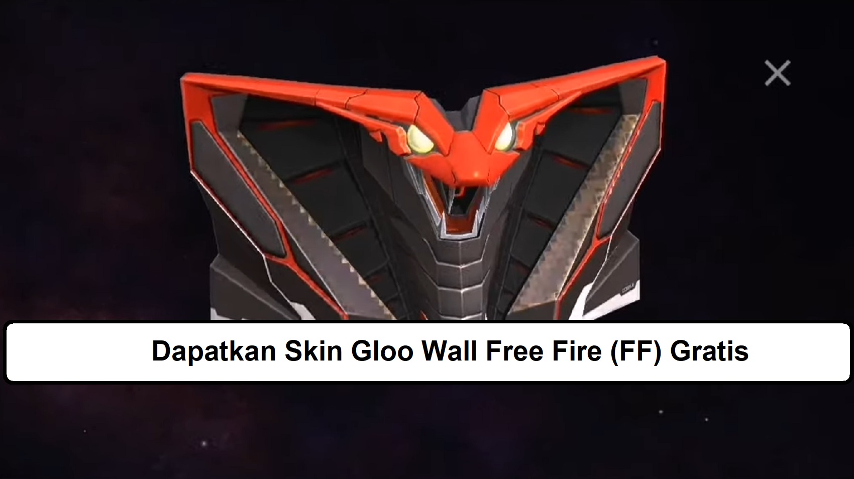 Cara Dapatkan Skin Gloo Wall Free Fire (FF) Gratis – Esportsku