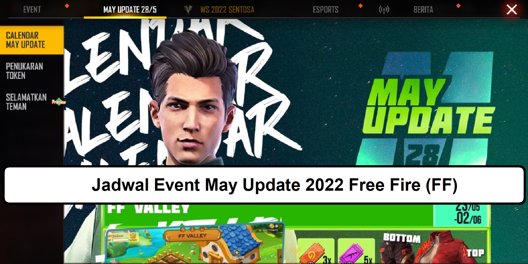 Jadwal Event May Update 2022 Free Fire (FF) – Esportsku