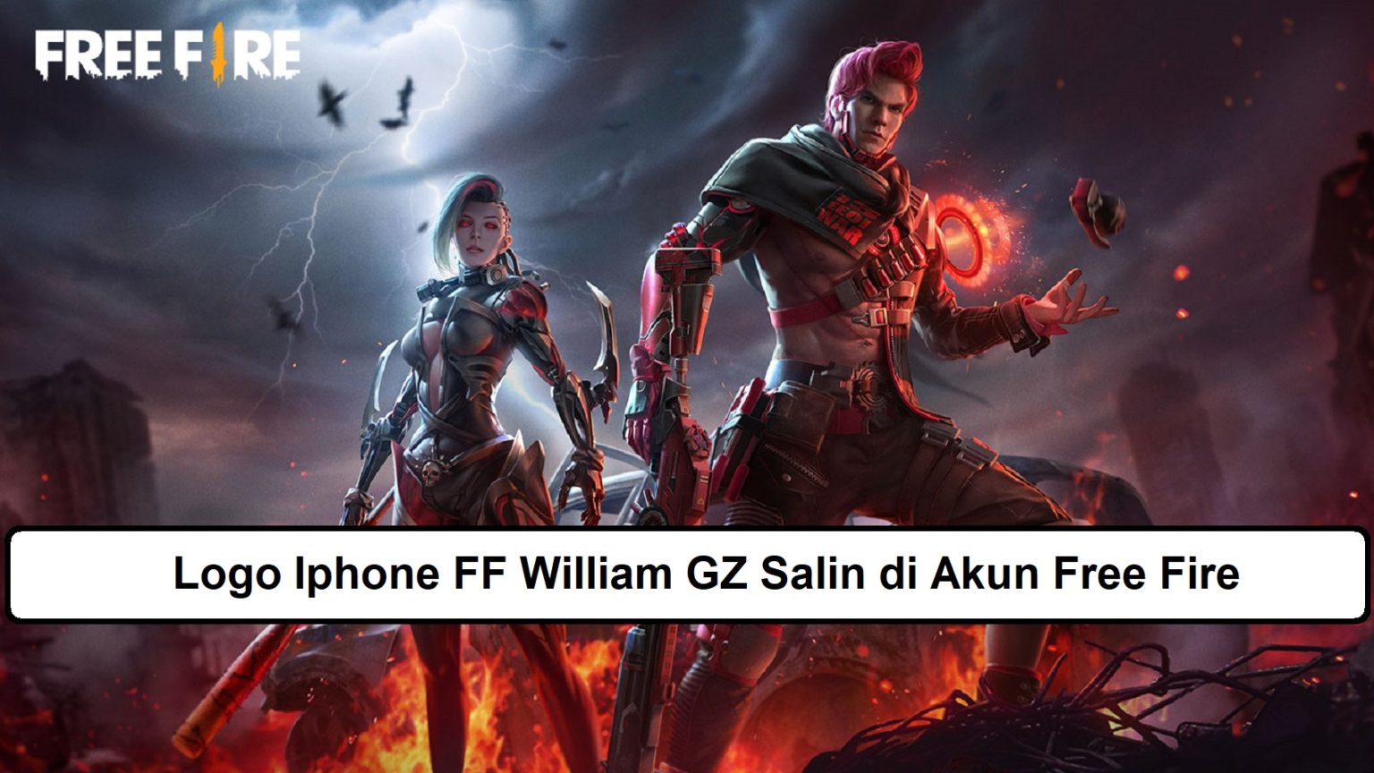 5+ Cara Logo Iphone Free Fire (FF) Seperti William GZ, Salin Aja ...