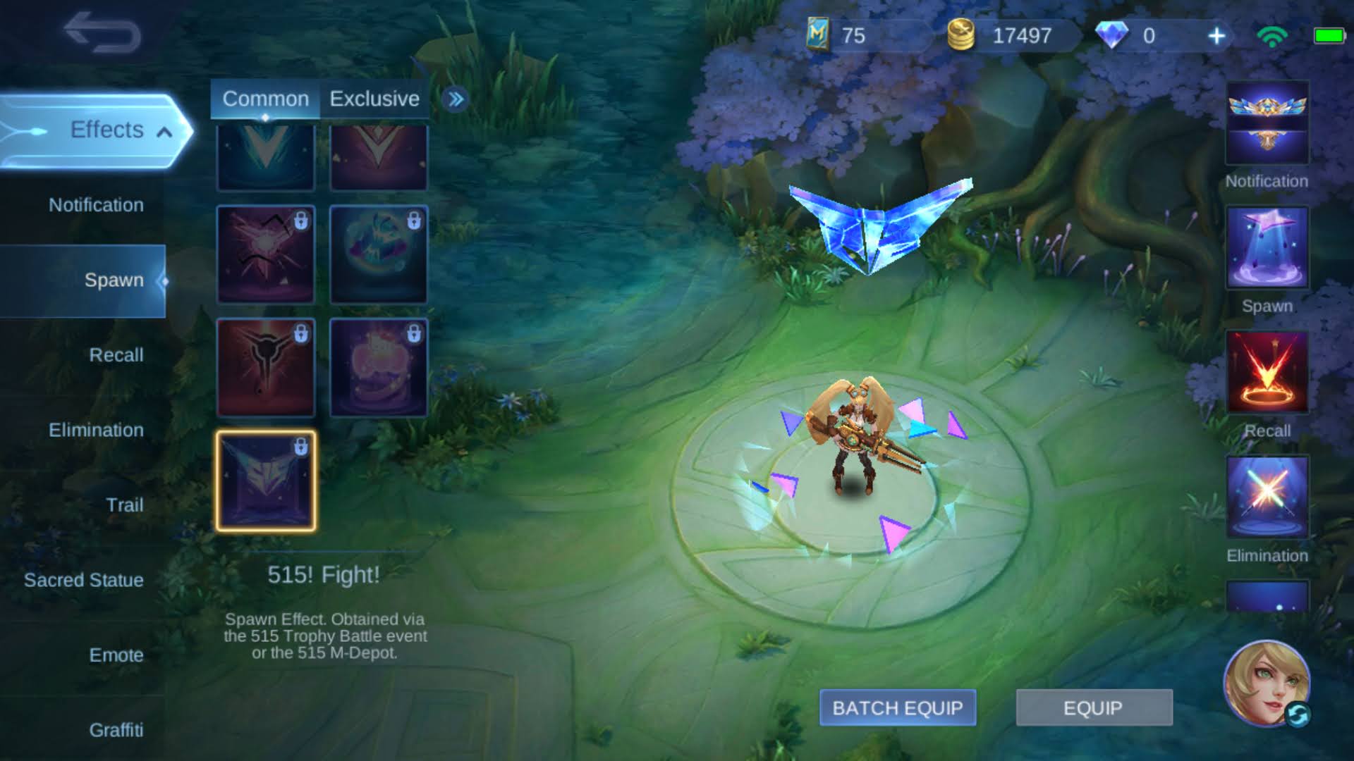 Cara mendapatkan Spawn Effect 515! Fight! gratis Mobile Legends (ML ...