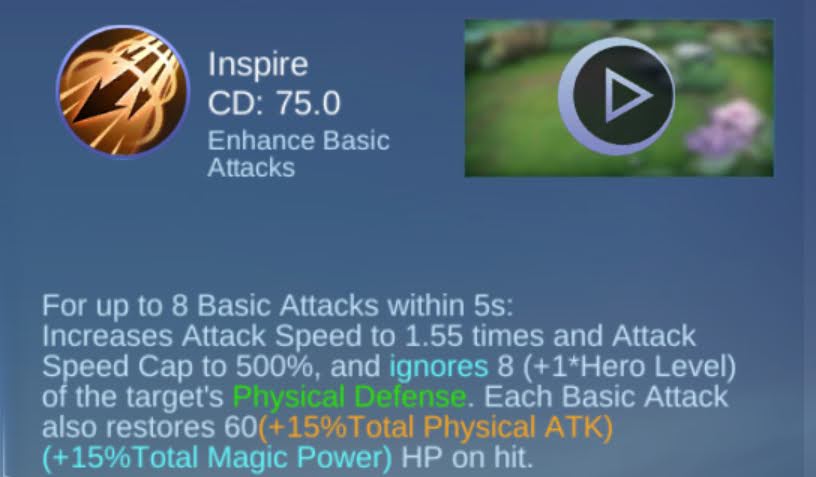 Inspire di Nerf Tetapi Masih Kuat di Mobile Legends (ML) – Esportsku