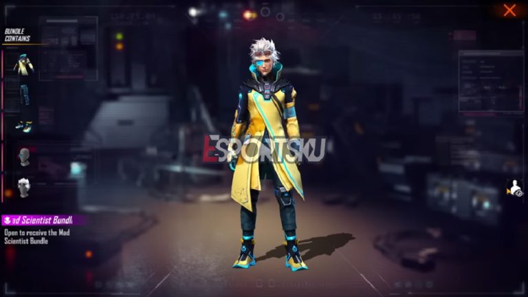 Tampilan Bundle Mad Scientist Terbaru Free Fire (FF) – Esportsku