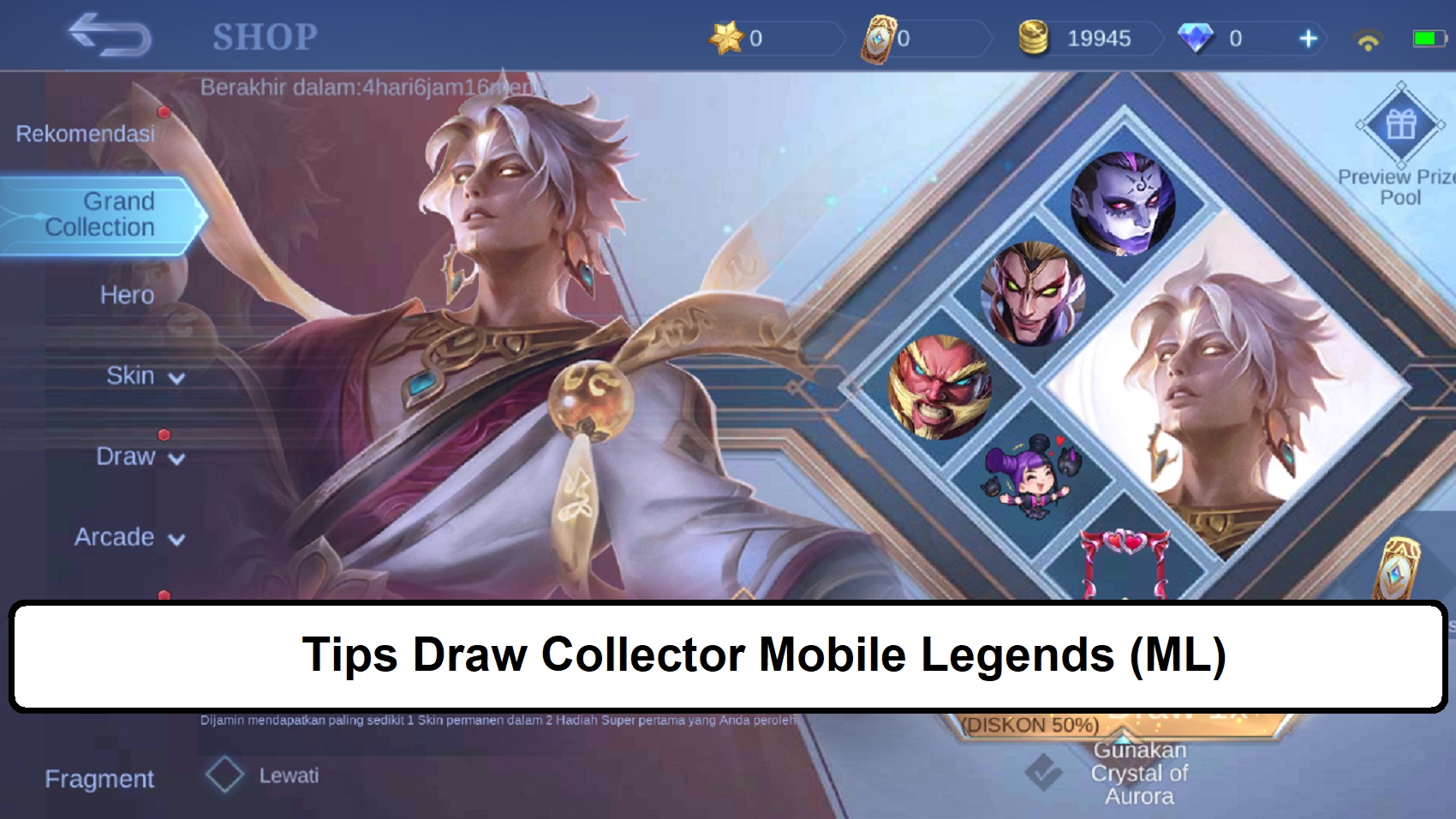 Tips Draw Collector Mobile Legends (ML) – Esportsku