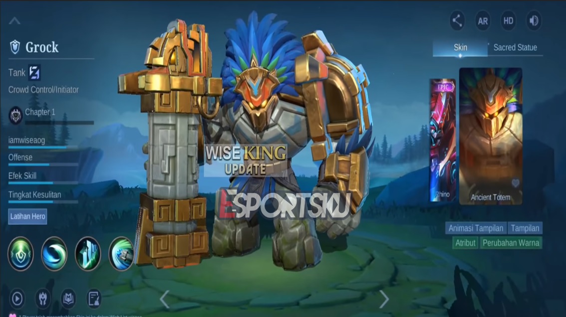 Best Grock Skin Mobile Legends (ML) - Esports