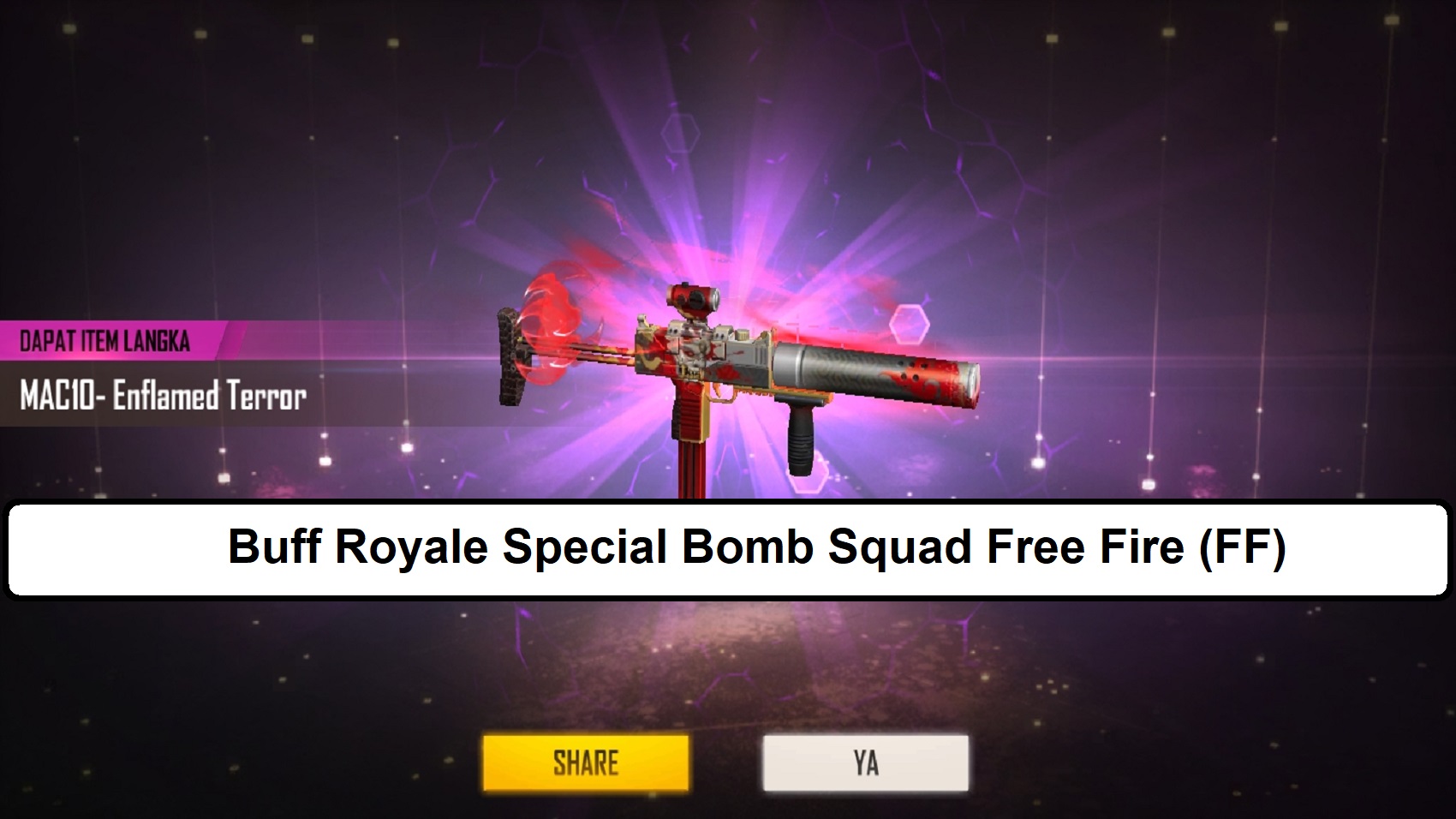 Buff Royale Special Bomb Squad Free Fire (FF) – Esportsku