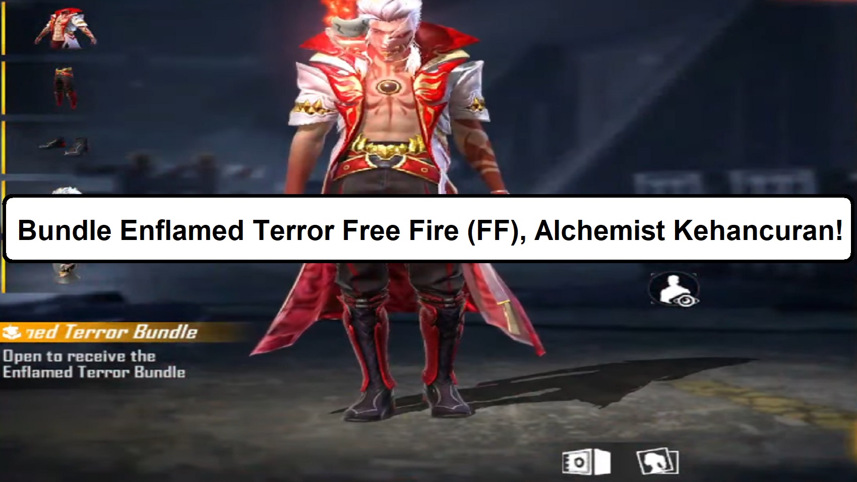 Bundle Enflamed Terror Free Fire (FF), Alchemist Kehancuran! – Esportsku