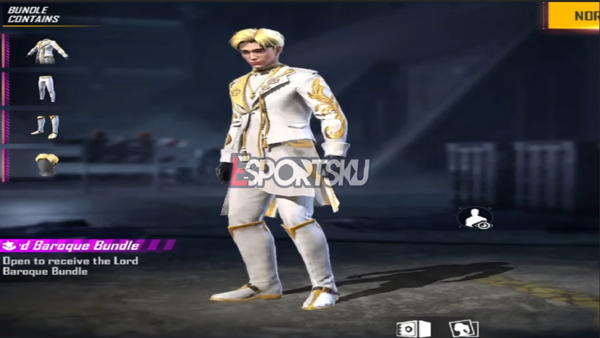 Bundle Lord Baroque Free Fire (FF), Sultan Tertampan! – Esportsku