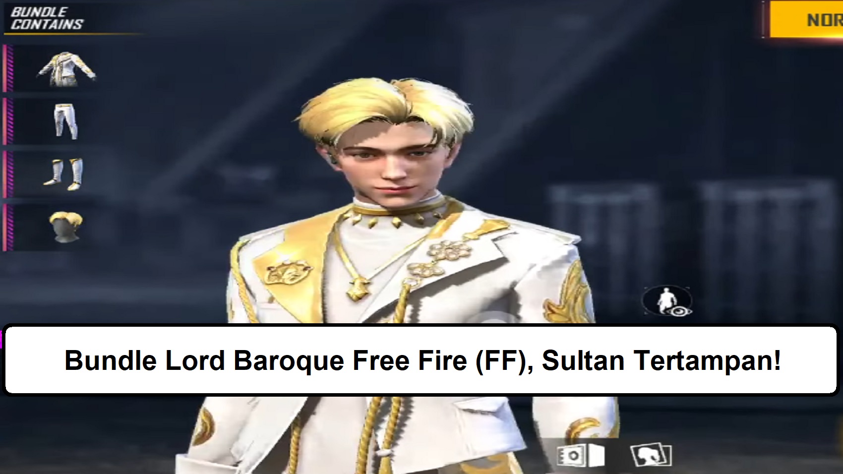 Bundle Lord Baroque Free Fire (FF), Sultan Tertampan! – Esportsku