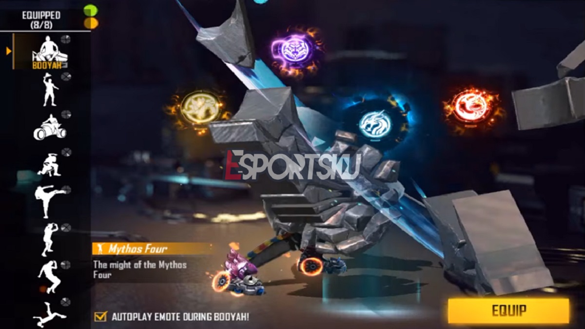 10 Emote Baru FF di Akun Free Fire – Esportsku