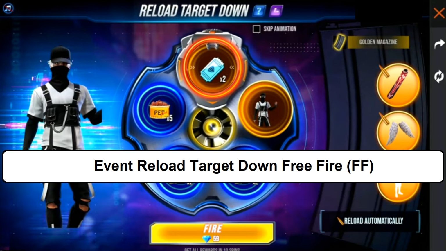 Event Reload Target Down Free Fire (FF) – Esportsku