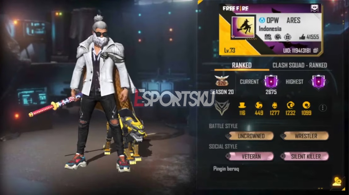 Foto FF Sultan 2023, Ini Daftar Akun Free Fire Nya! – Esportsku