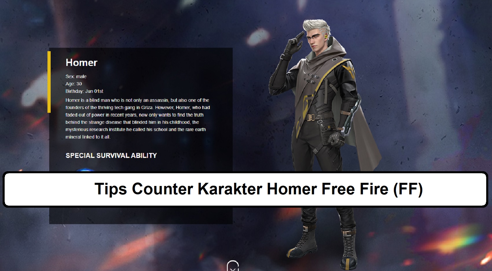 10 Tips Counter Karakter Homer Free Fire (FF) – Esportsku