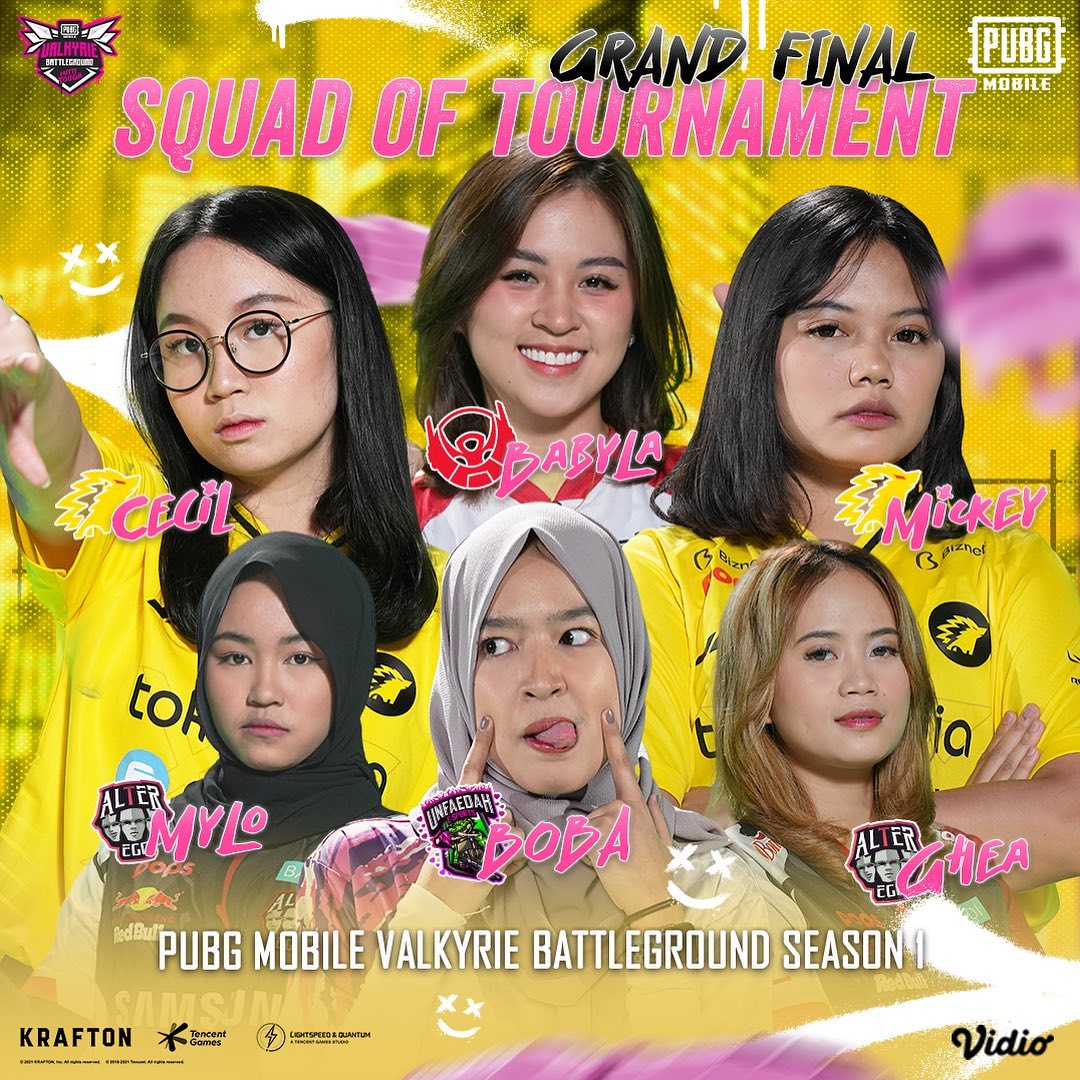 Squad Of Tournament PMVB Season 1 PUBG Mobile – Esportsku