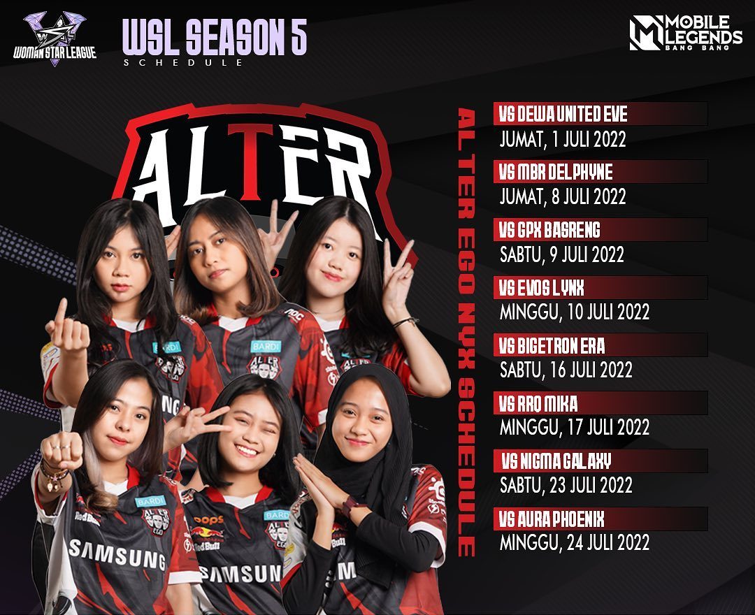 Jadwal Pertandingan WSL Season 5 Mobile Legends (ML) – Esportsku