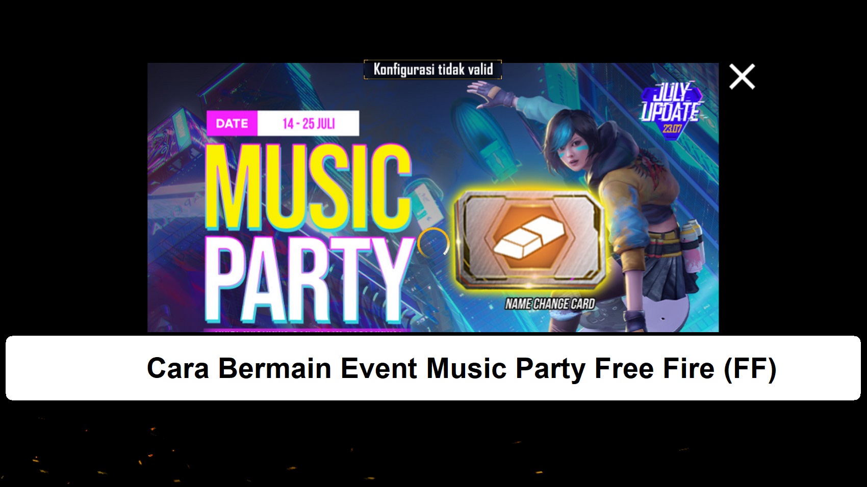 Cara Bermain Event Music Party Free Fire (FF) – Esportsku