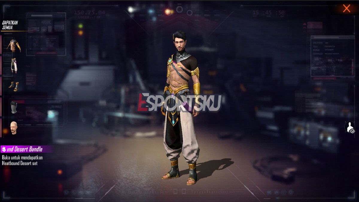 Cara Dapatkan Bundle Heatbound Desert Free Fire (FF) – Esportsku