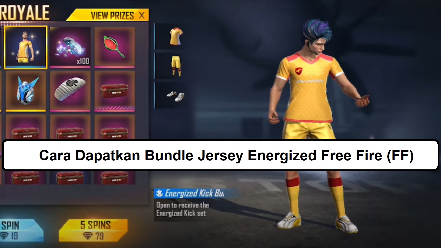 Cara Dapatkan Bundle Jersey Energized Free Fire (FF) – Esportsku