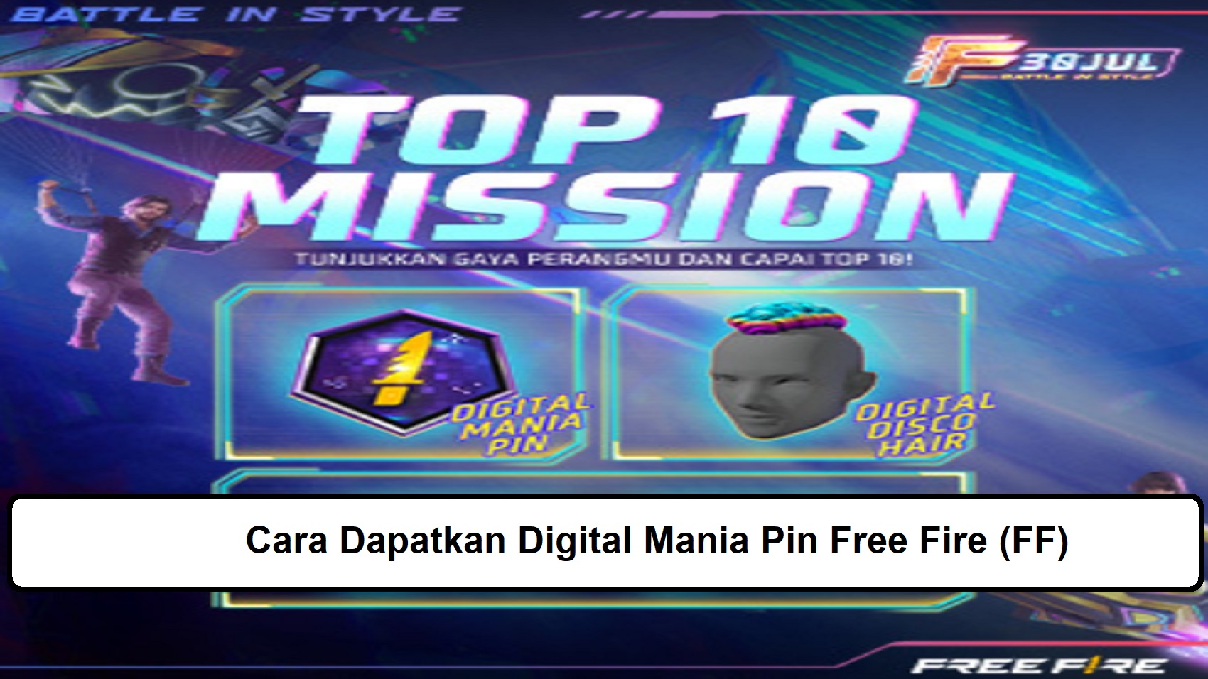 Cara Dapatkan Digital Mania Pin Free Fire (FF) – Esportsku