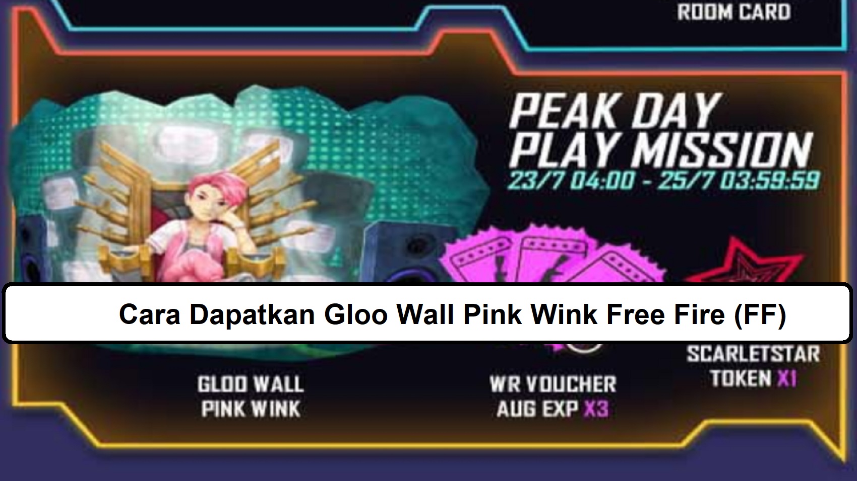 Cara Dapatkan Gloo Wall Pink Wink Free Fire (FF) – Esportsku