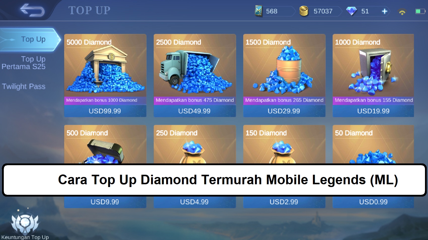 12 Cara Top Up Diamond Termurah Mobile Legends (ML) – Esportsku