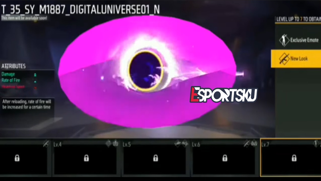 Evo Senjata M1887 Free Fire (FF) Special Anniversary 5? – Esportsku